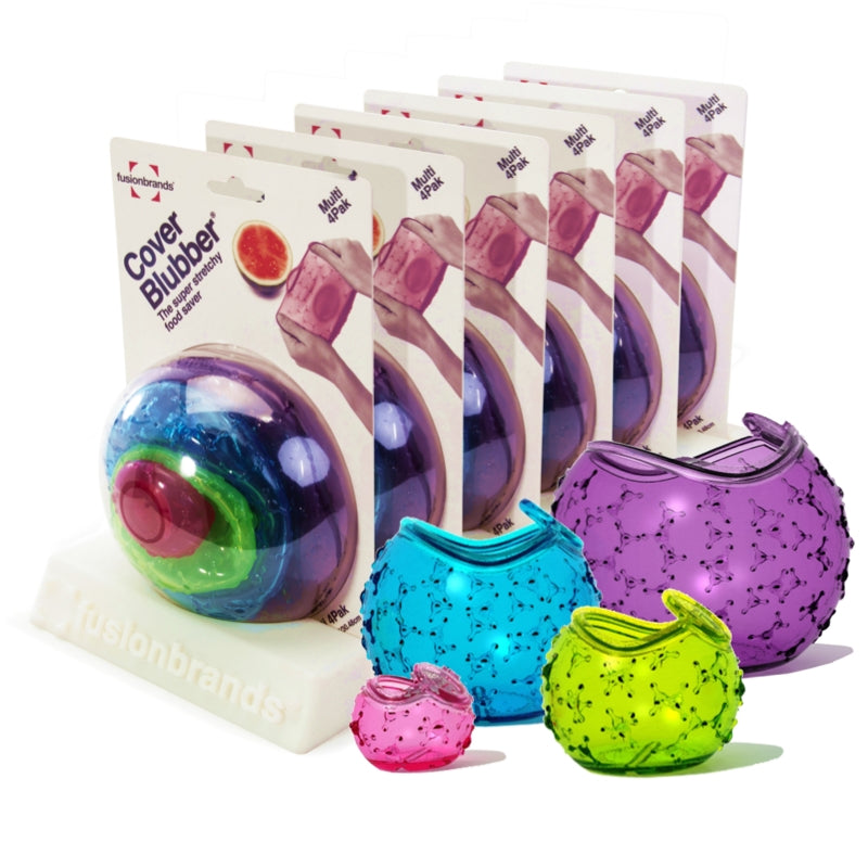 Ensemble de 4 protecteurs d'aliment COVER BLUBBER Fusionbrands ...